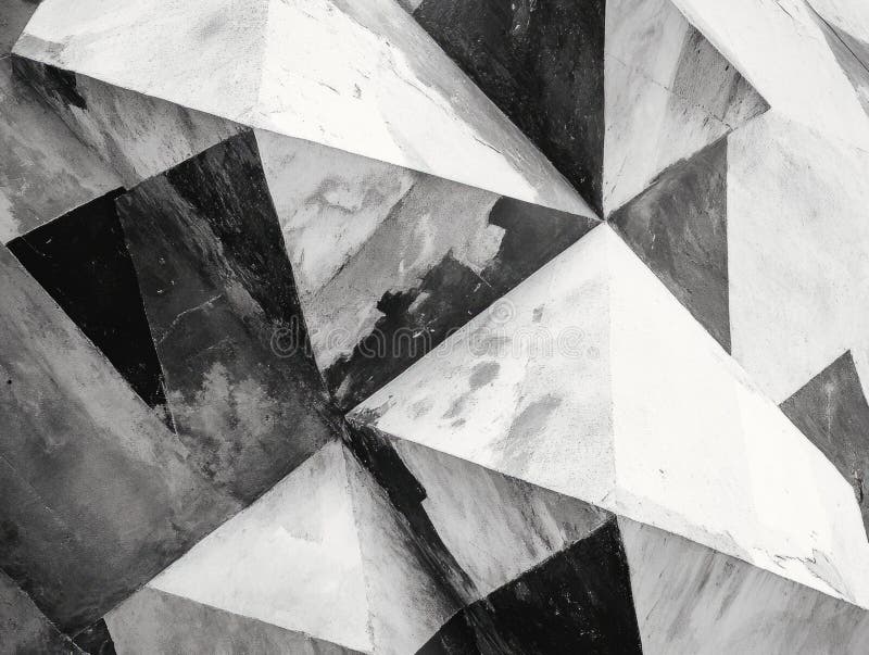 Geometric Pattern Black White Stock Photo - Image of pattern, problem ...