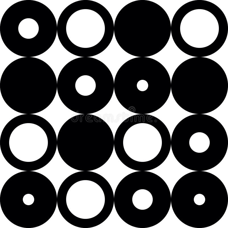 Geometric Pattern in Black and White Style. Abstract Black and White ...