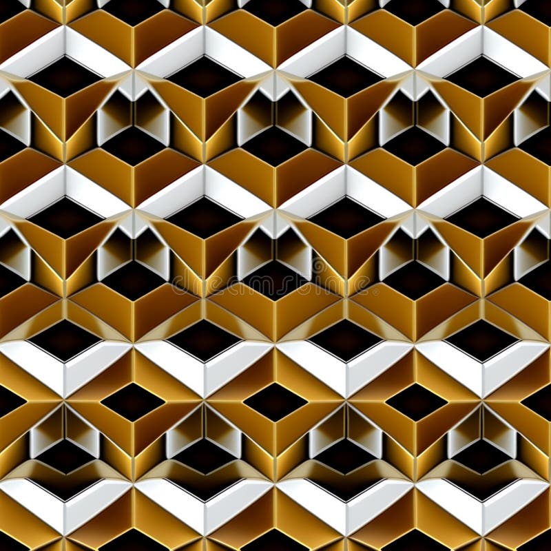 Geometric Pattern with Blacklight,brown and White Colors Stock Image ...