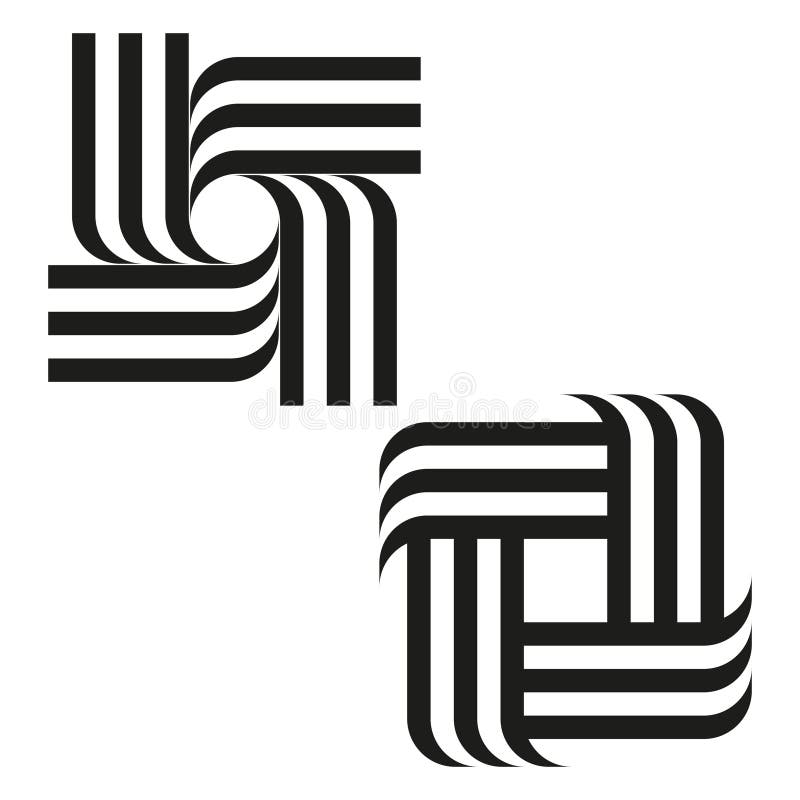 Curved Geometric Corner Stock Illustrations – 801 Curved Geometric ...