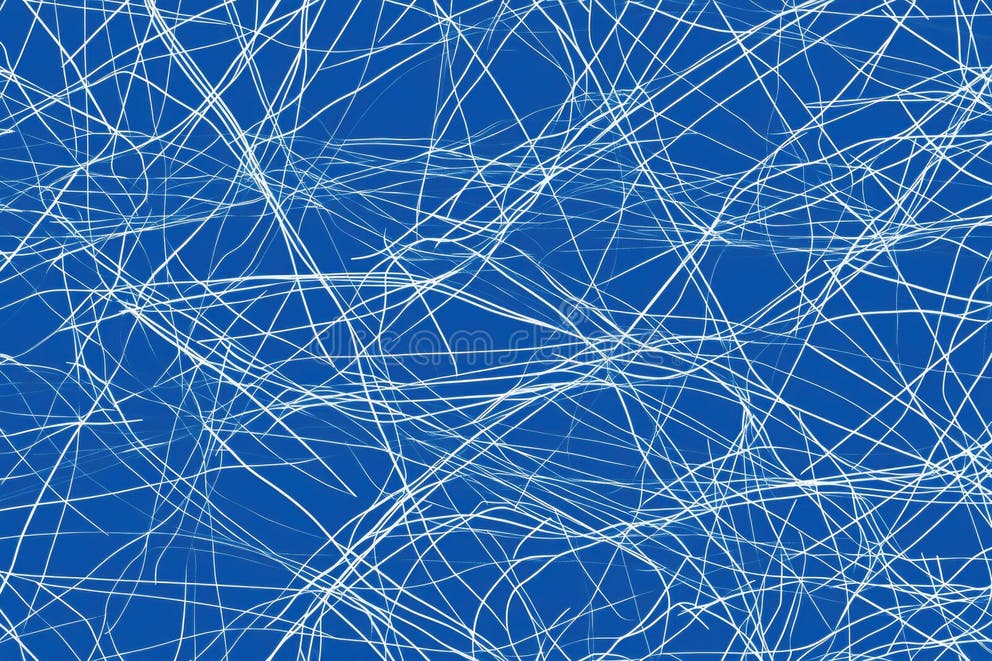 A Geometric Pattern of Blue and White Lines on a Textured Background ...