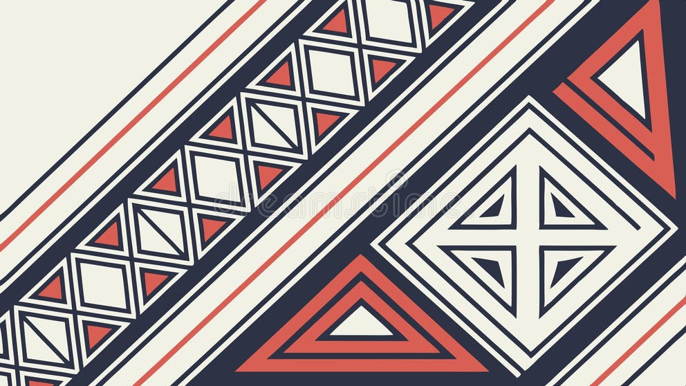 Geometric Pattern Border Vector, Decorative Frame and Design Element ...