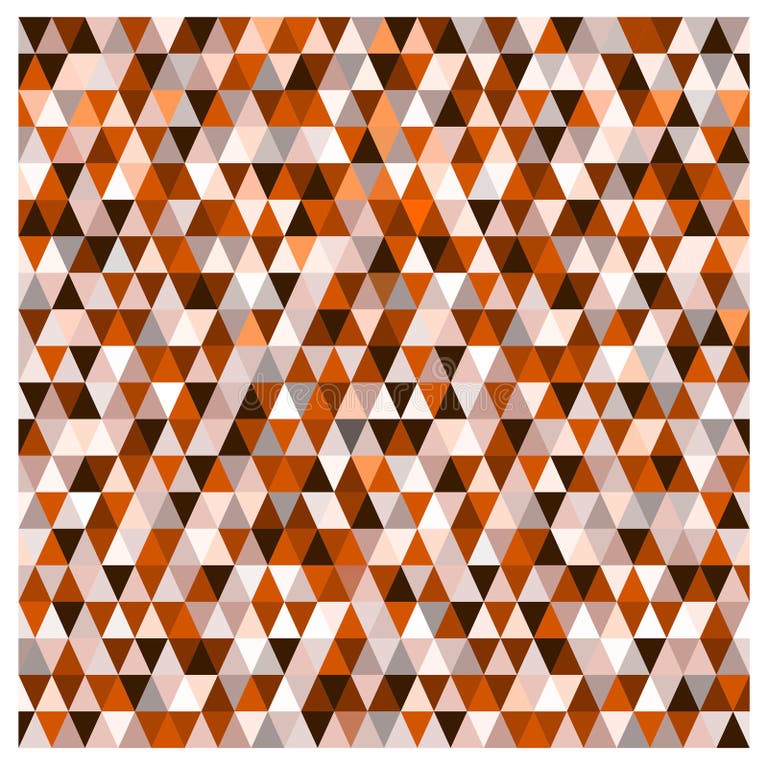 Geometric Pattern in Brown and Black, Vector Illustration Stock Vector ...