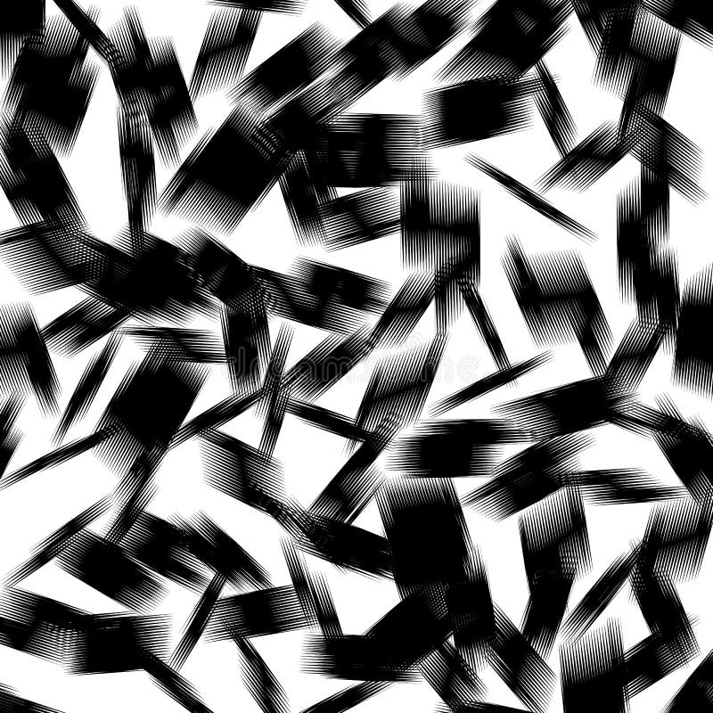 Geometric Pattern of Chaotic Random Shapes. Rough Edgy Texture Stock ...