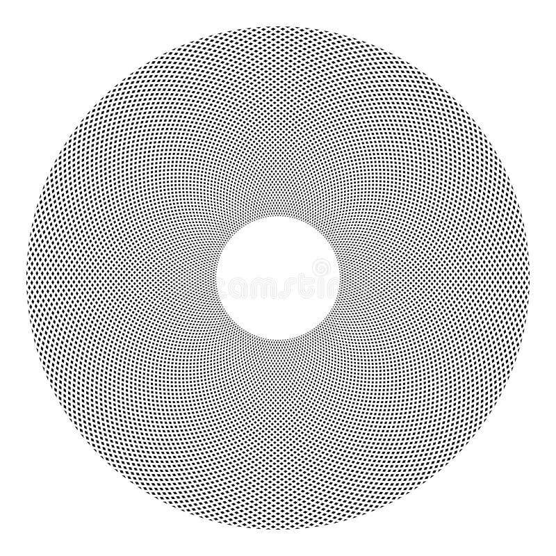 Dots Pattern in Circle Shape. Stock Vector - Illustration of texture ...