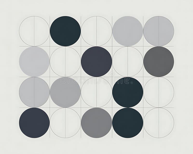 Subtle Grayscale Geometric Grid Pattern Stock Illustrations – 588 ...