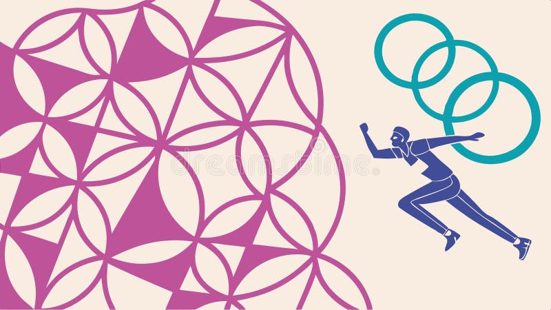 Geometric Pattern of Circles and Shapes Vector Design Generative AI ...