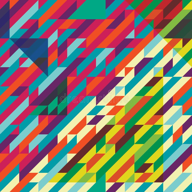 Geometric pattern color stock vector. Illustration of crystal - 47720058