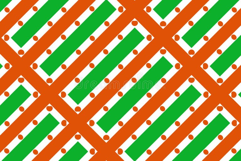 Geometric Pattern in the Colors of the National Flag of Niger. the ...