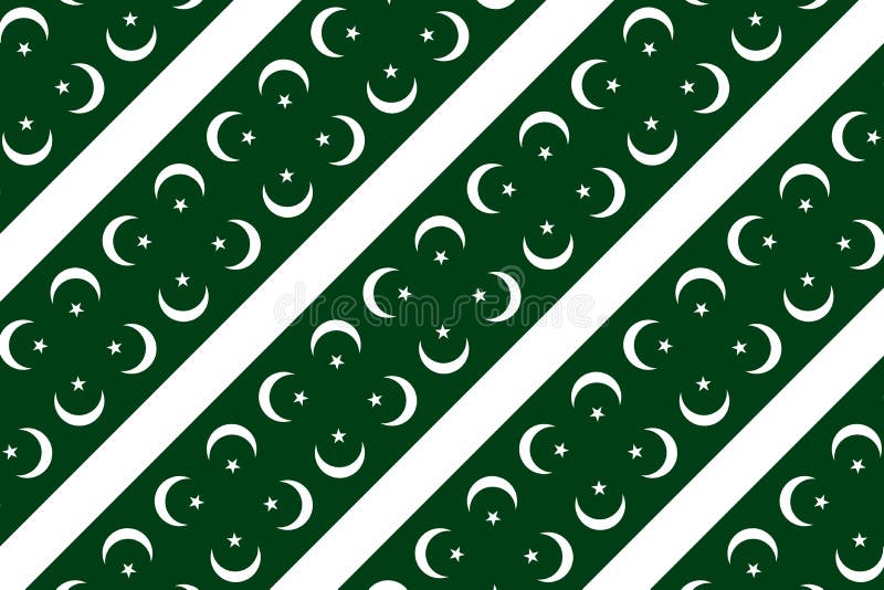 Geometric Pattern in the Colors of the National Flag of Pakistan. the ...