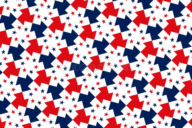 Geometric Pattern in the Colors of the National Flag of Panama. the ...