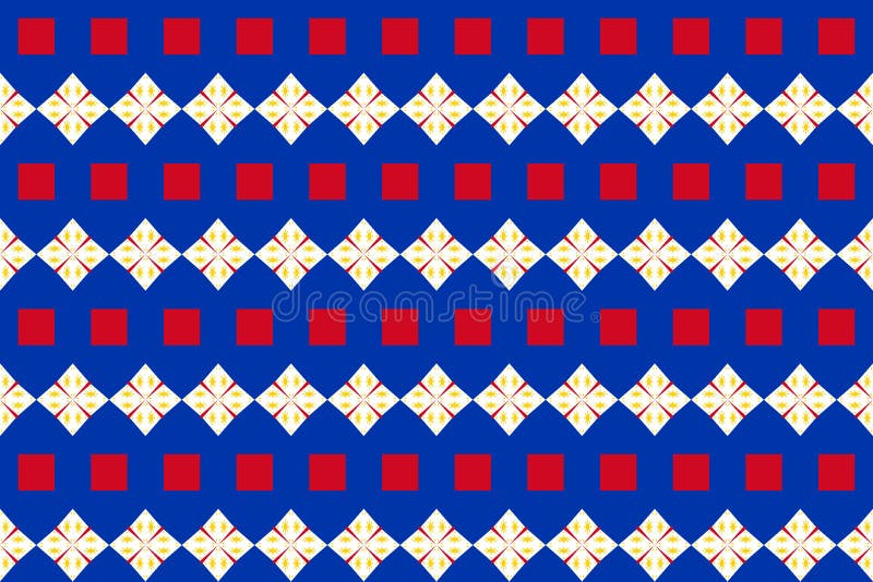 Geometric Pattern in the Colors of the National Flag of Philippines ...