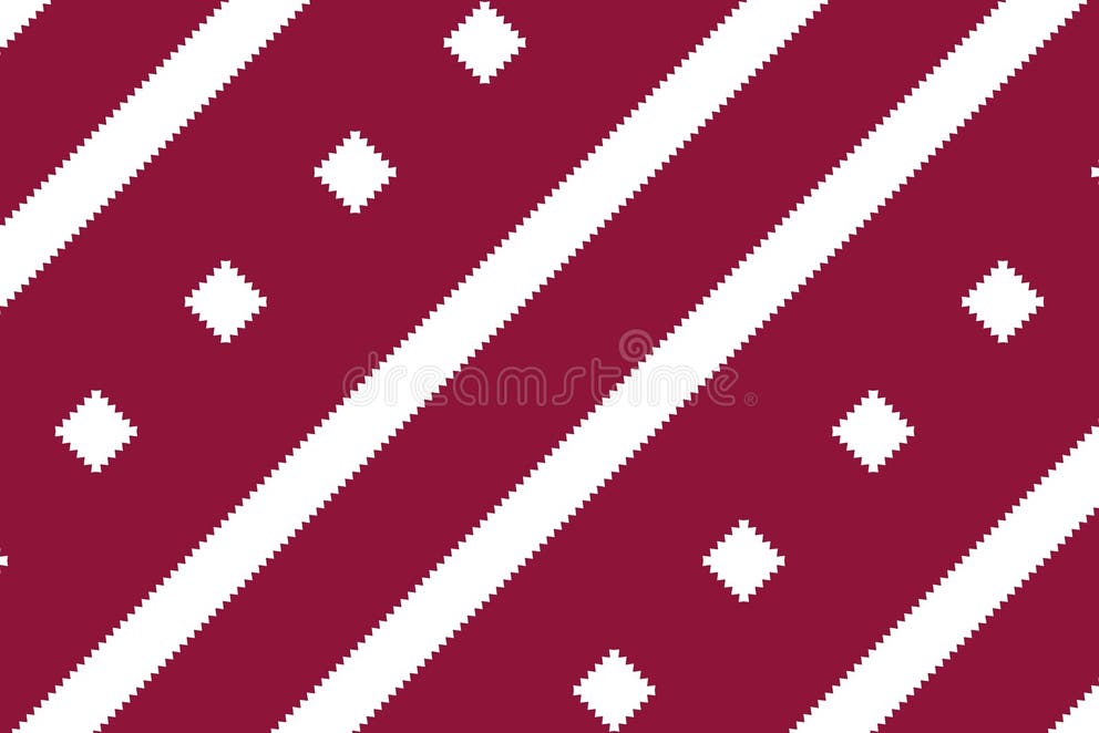 Geometric Pattern in the Colors of the National Flag of Qatar. the ...