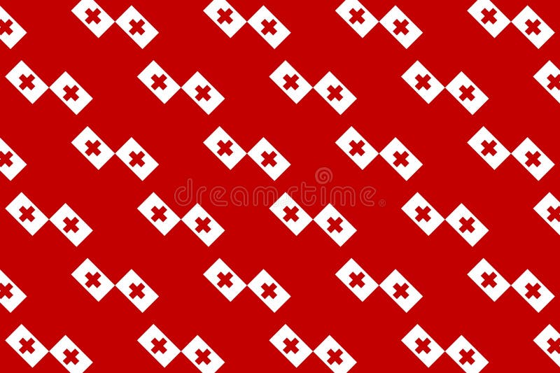 Geometric Pattern in the Colors of the National Flag of Tonga. the ...