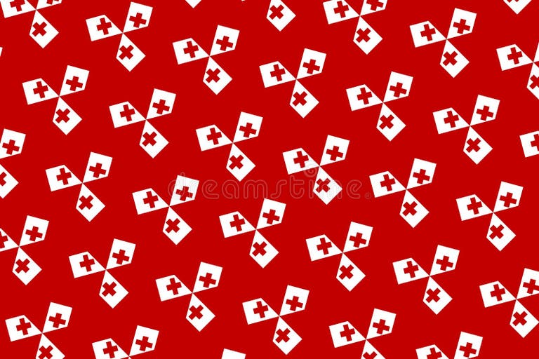 Geometric Pattern in the Colors of the National Flag of Tonga. the ...