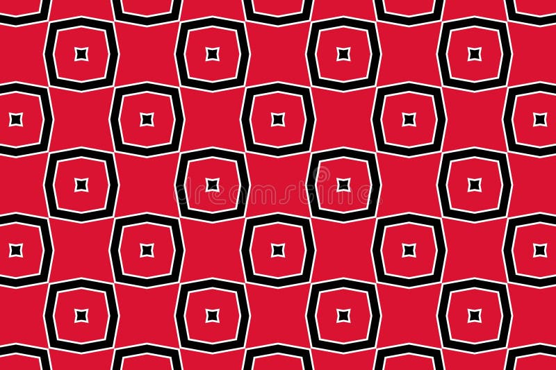 Geometric Pattern in the Colors of the National Flag of Trinidad and ...