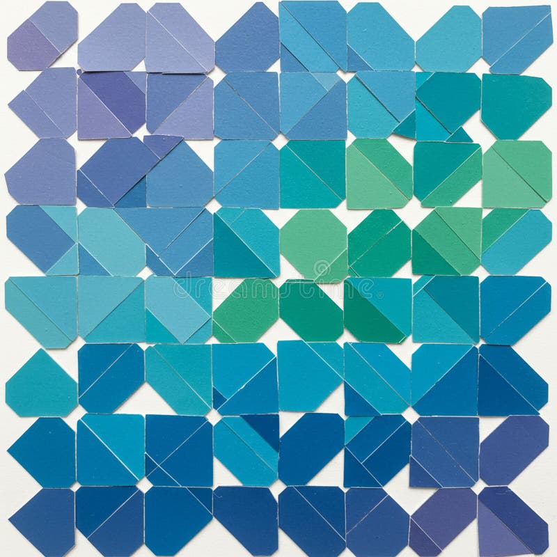 A Geometric Pattern Consisting of Pentagonal Origami Shapes Arranged in ...