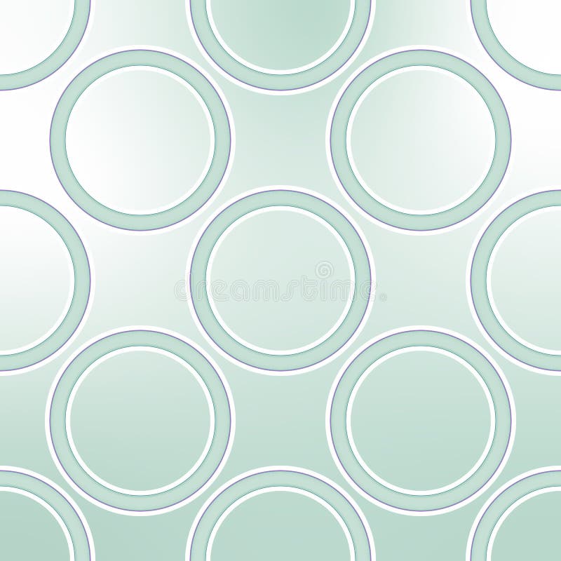 A Geometric Pattern Consisting of White Circles on a Light Green ...
