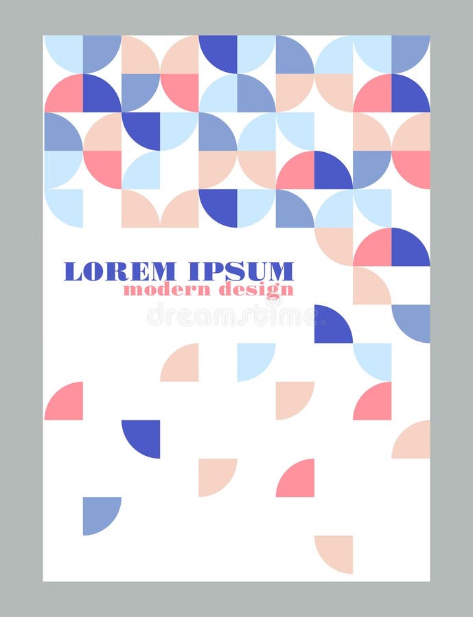 Geometric Pattern for Cover Design Stock Vector - Illustration of ...