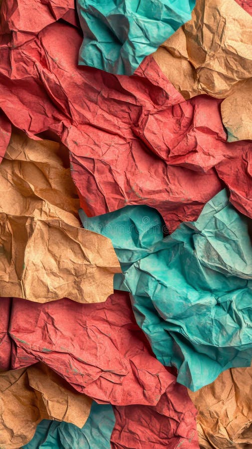 A Geometric Pattern Created with Black Thread on Crumpled Paper Set ...