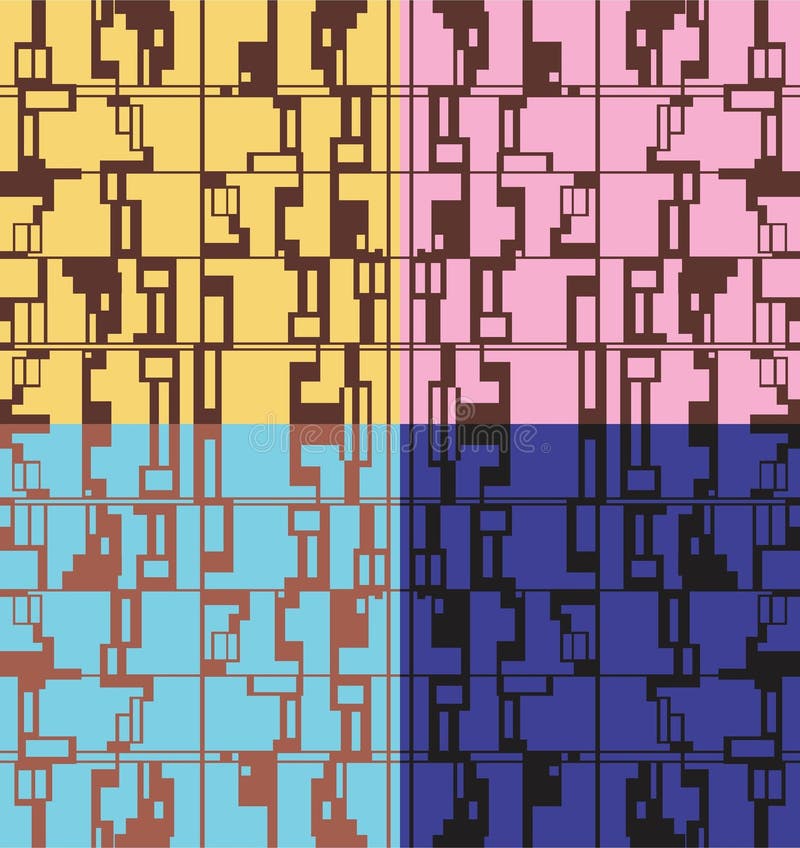 Geometric Pattern Design, Isolated Background. Vector Cdr X6 Stock ...