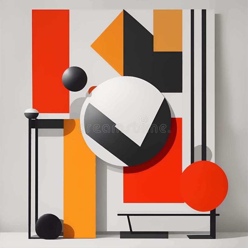 Geometric Pattern Design of Scandinavian Abstract Color or Swiss ...