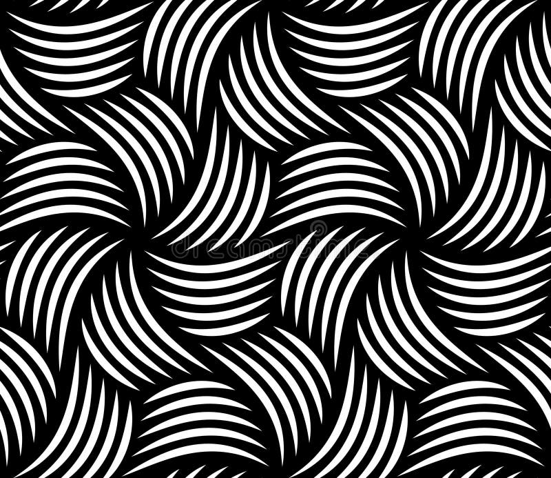 Geometric Pattern with a Design of Twisted Striped White Hexagons on a ...
