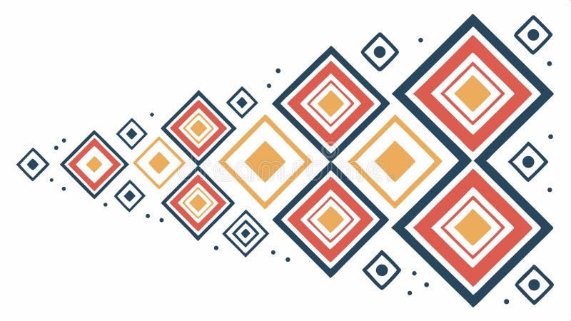 Geometric Pattern with Diamond Shapes, Abstract Decorative Design ...