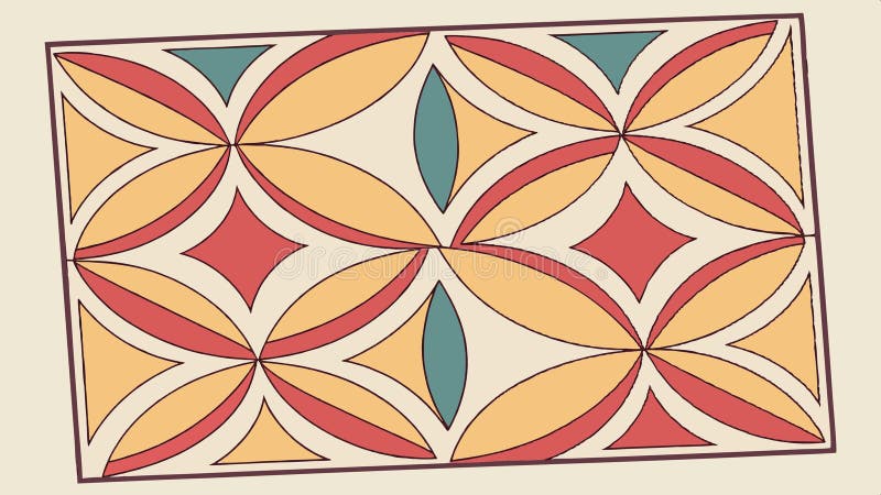 Geometric Pattern with Diamonds and Circles, Abstract Design and ...