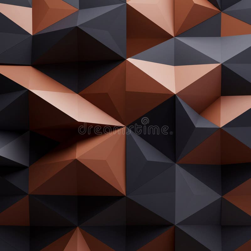 Geometric Pattern Featuring a 3D Tessellation of Triangular Pyramids ...