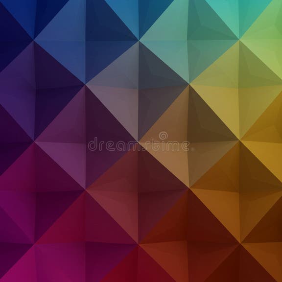 A Geometric Pattern Featuring a Grid of Pyramid-like Shapes, Each ...