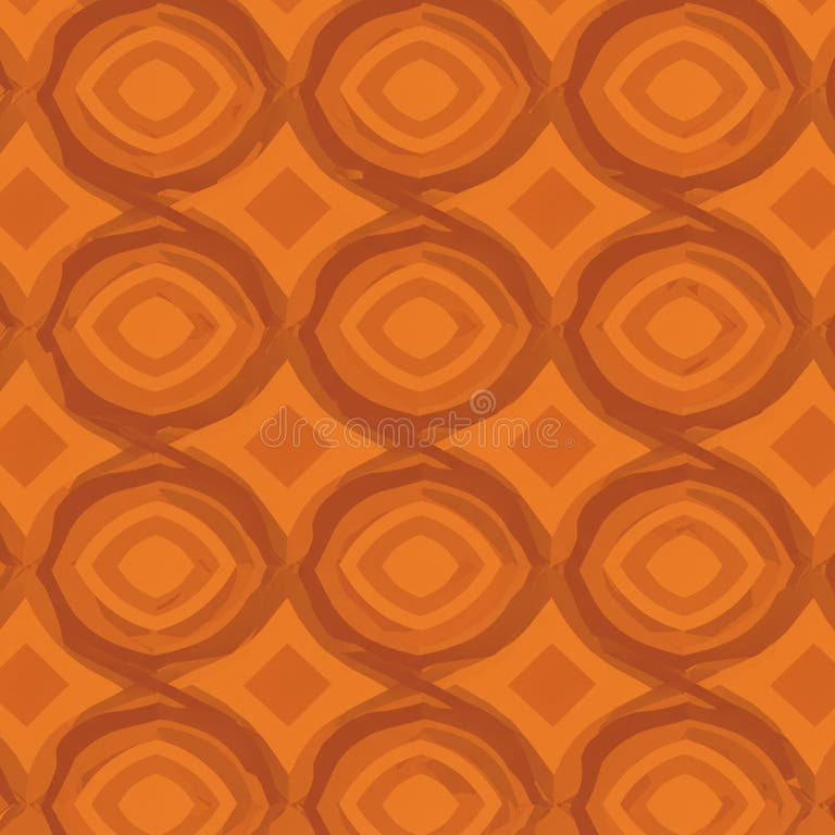 Geometric Pattern Featuring Interlocking Circular and Diamond Shapes in ...