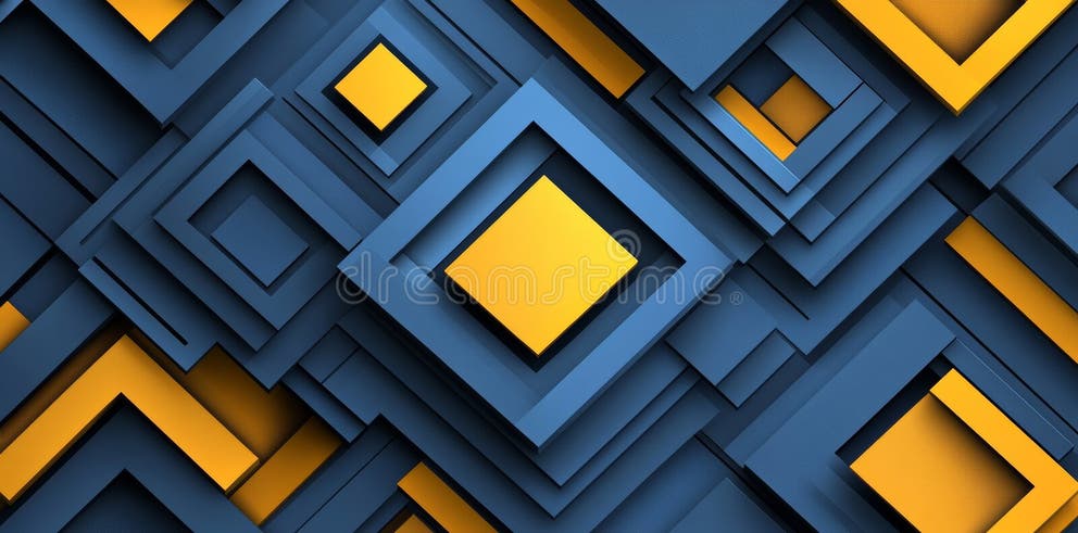 Geometric Pattern Featuring Interlocking Forms and Lines in Shades of ...