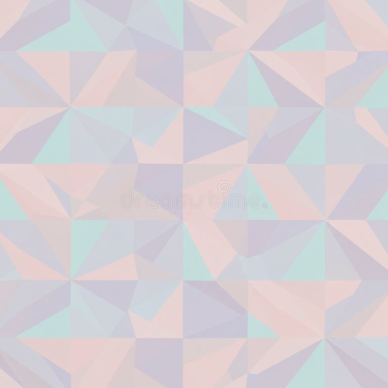 Geometric Pattern Featuring Pastel-colored Polygons. the Design ...