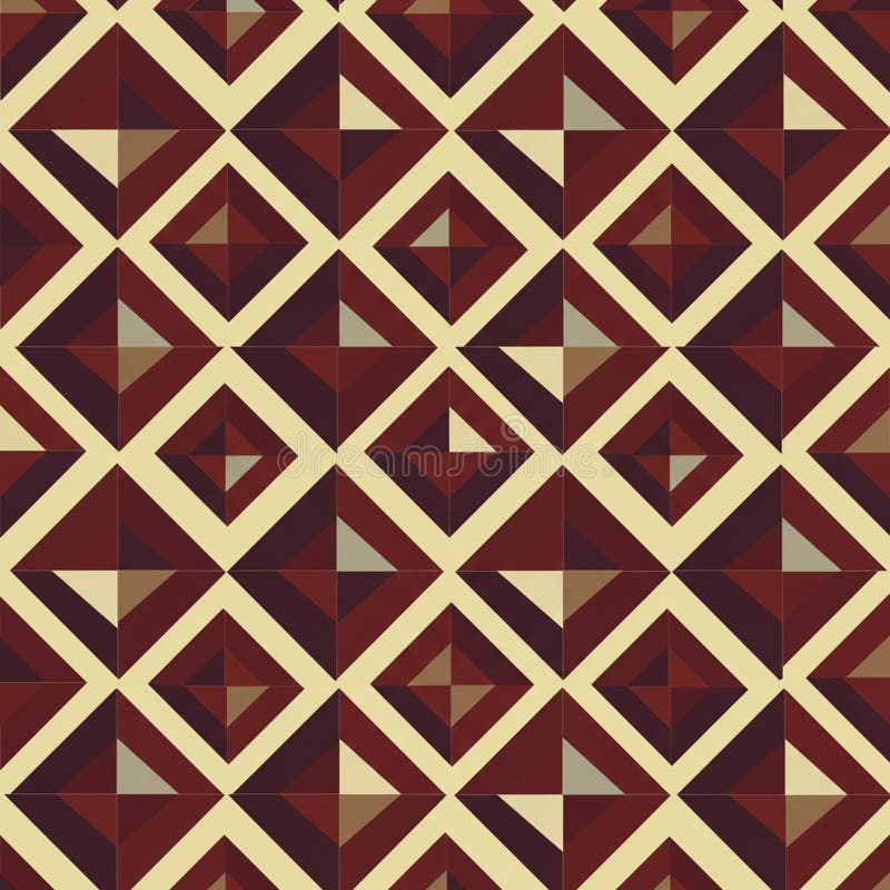 A Geometric Pattern Featuring a Series of Diamond Shapes Formed by ...