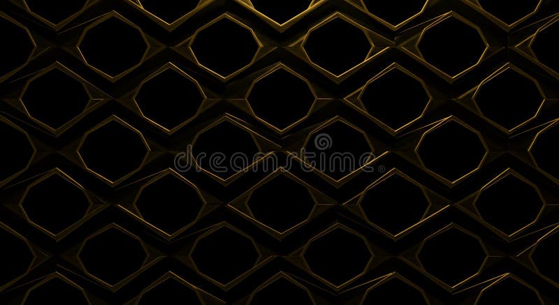 Geometric Pattern Featuring a Series of Interconnected Hexagonal Shapes, Creating Stock ...