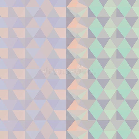 Geometric Pattern Featuring Triangles Arranged in a Repeated Grid ...
