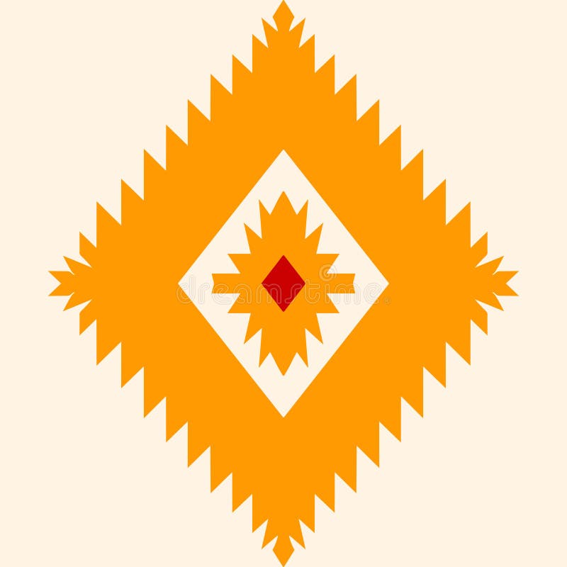 Geometric Pattern in the Form of a Square. Stock Vector - Illustration ...