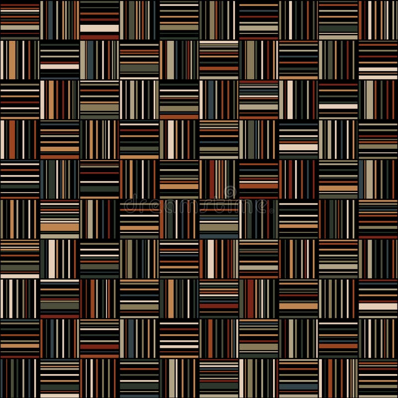 Geometric Pattern with a Grid of Vertical and Horizontal Multicolored ...