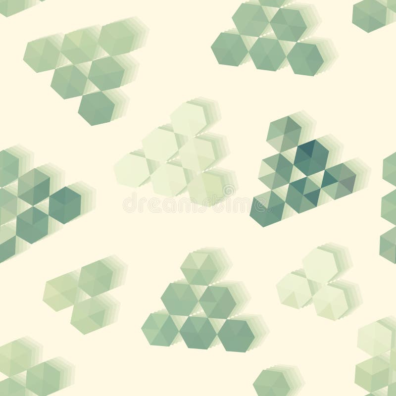 Geometric Pattern of Hexagon Triangle Stock Vector - Illustration of ...