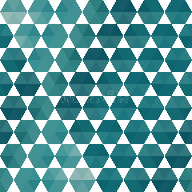 Geometric Pattern of Hexagons Triangles Stock Vector - Illustration of ...