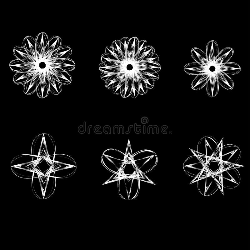 Geometric Pattern Icon Astrology Stars Astrology Geometric Pattern Set ...