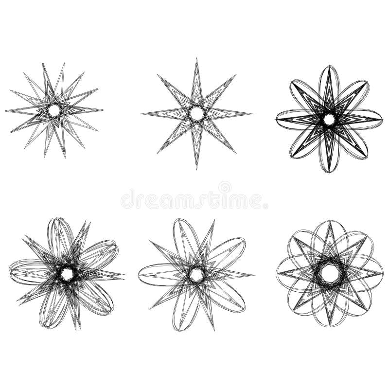 Geometric Pattern Icon Astrology Stars Astrology Geometric Pattern Set ...