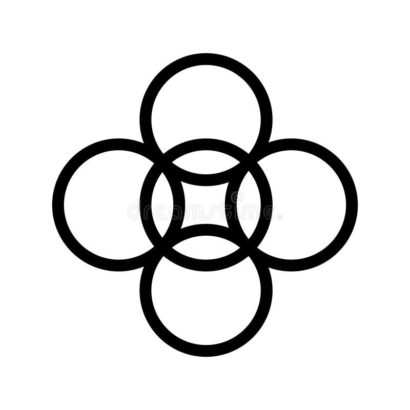 Geometric Pattern Icon Vector. Geometric Figure Illustration Sign ...