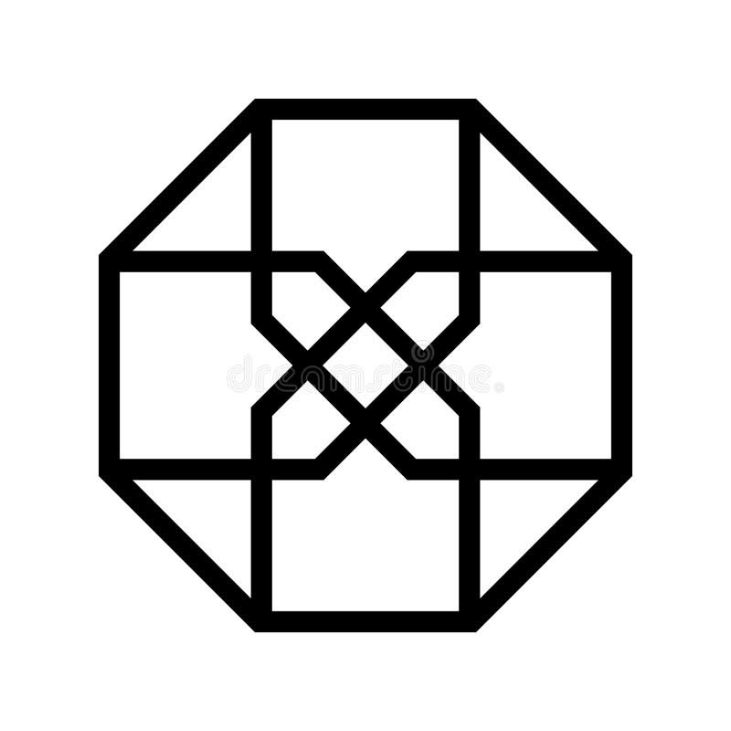 Geometric Pattern Icon Vector. Geometric Figure Illustration Sign ...