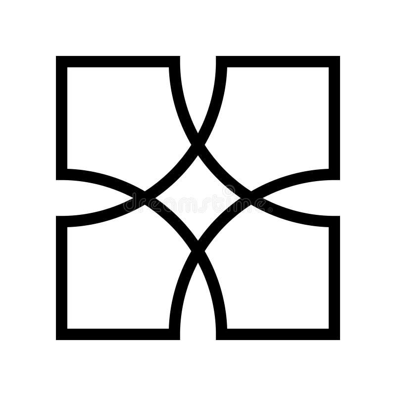 Geometric Pattern Icon Vector. Geometric Figure Illustration Sign ...