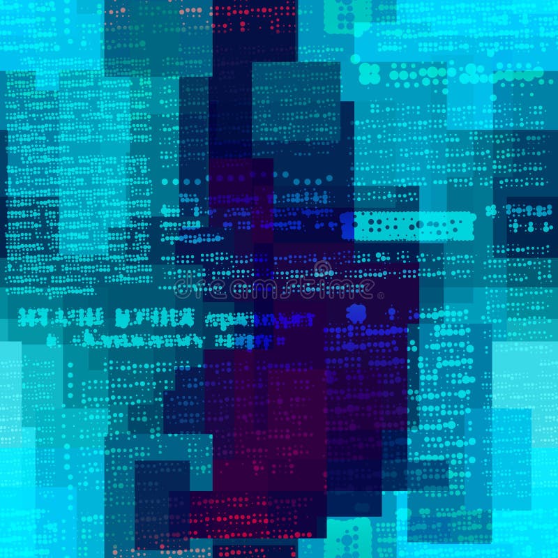 Geometric Pattern with Imitation of Text. Stock Illustration ...