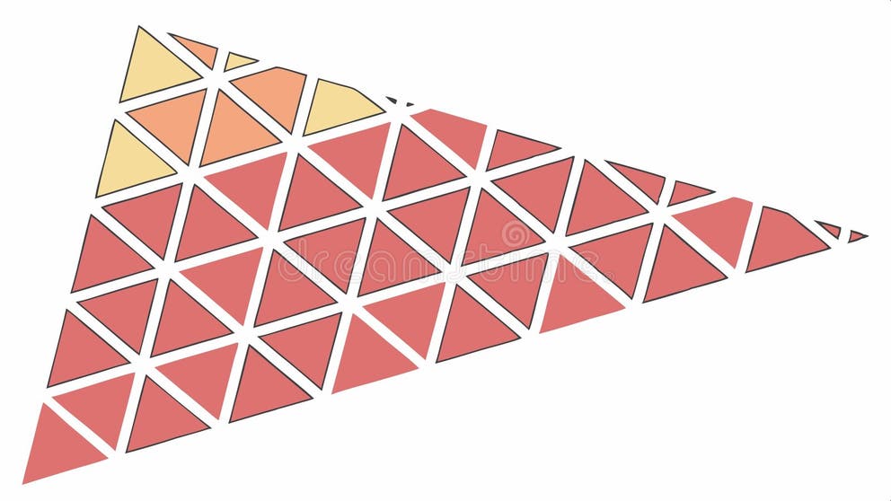 Geometric Pattern of Interconnected Triangles Vector Design Generative ...