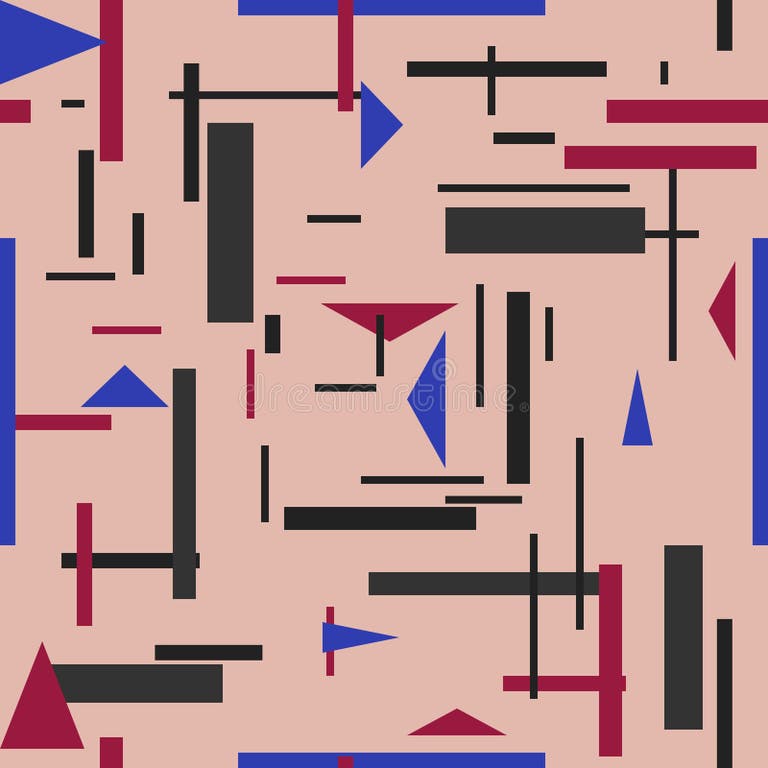 Geometric Pattern Interesting Shapes and Colors Stock Vector ...