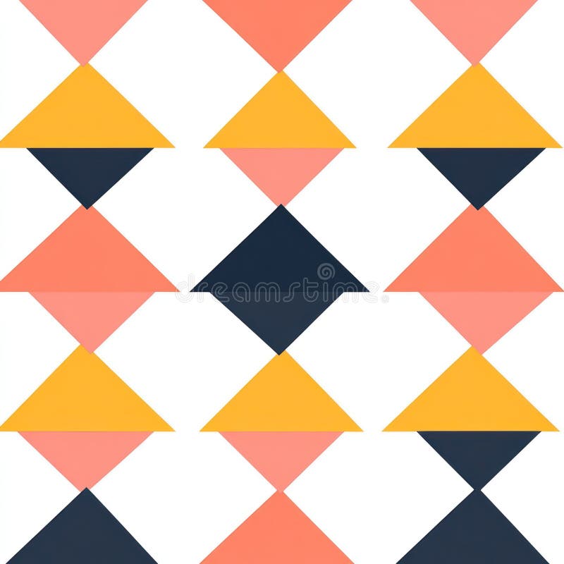Geometric Pattern of Interlocking Triangles. a Repeating Design of ...